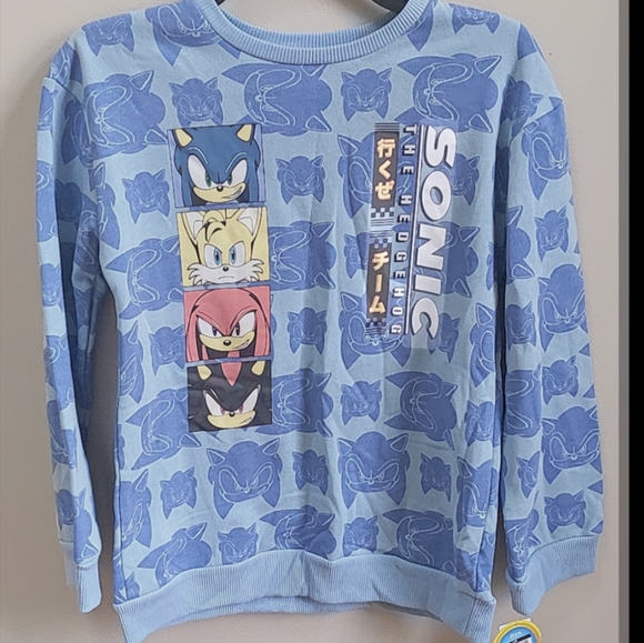 Sonic | Shirts & Tops | Sonic The Hedgehog Small Boys Sweatshirt ...